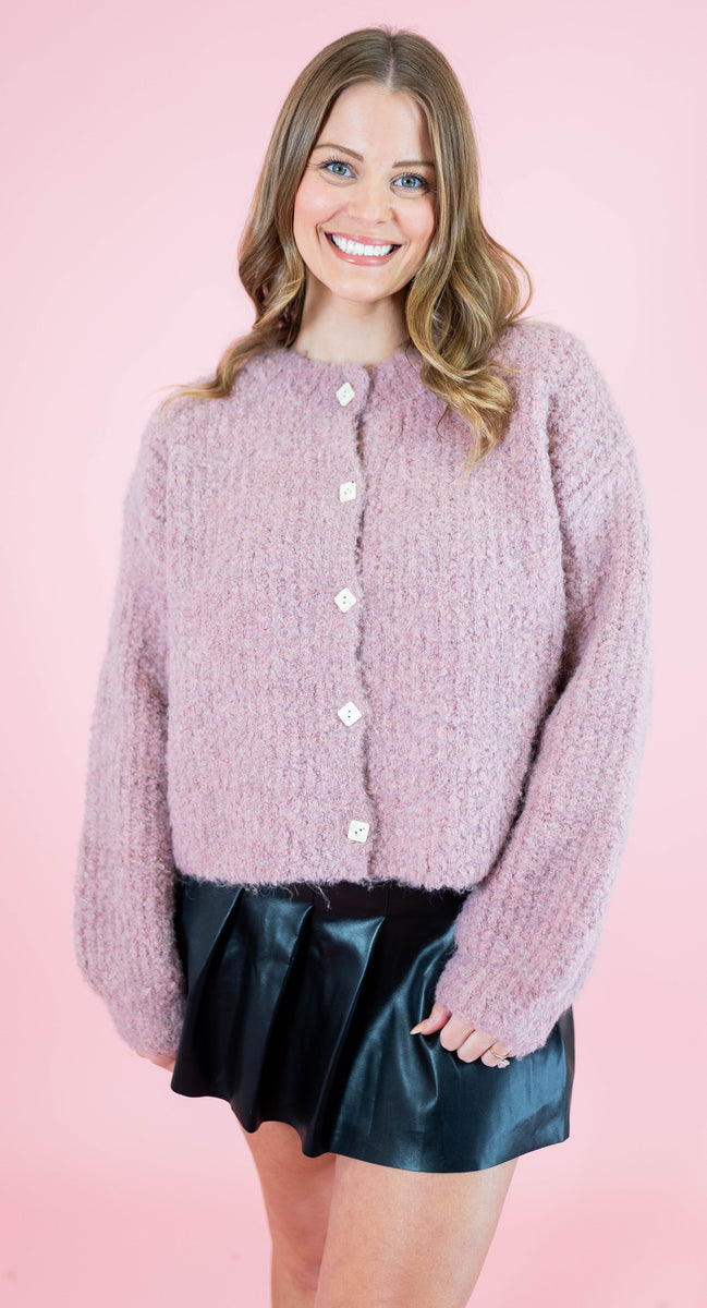 Rachel Blush Cardigan – Obsession Boutique