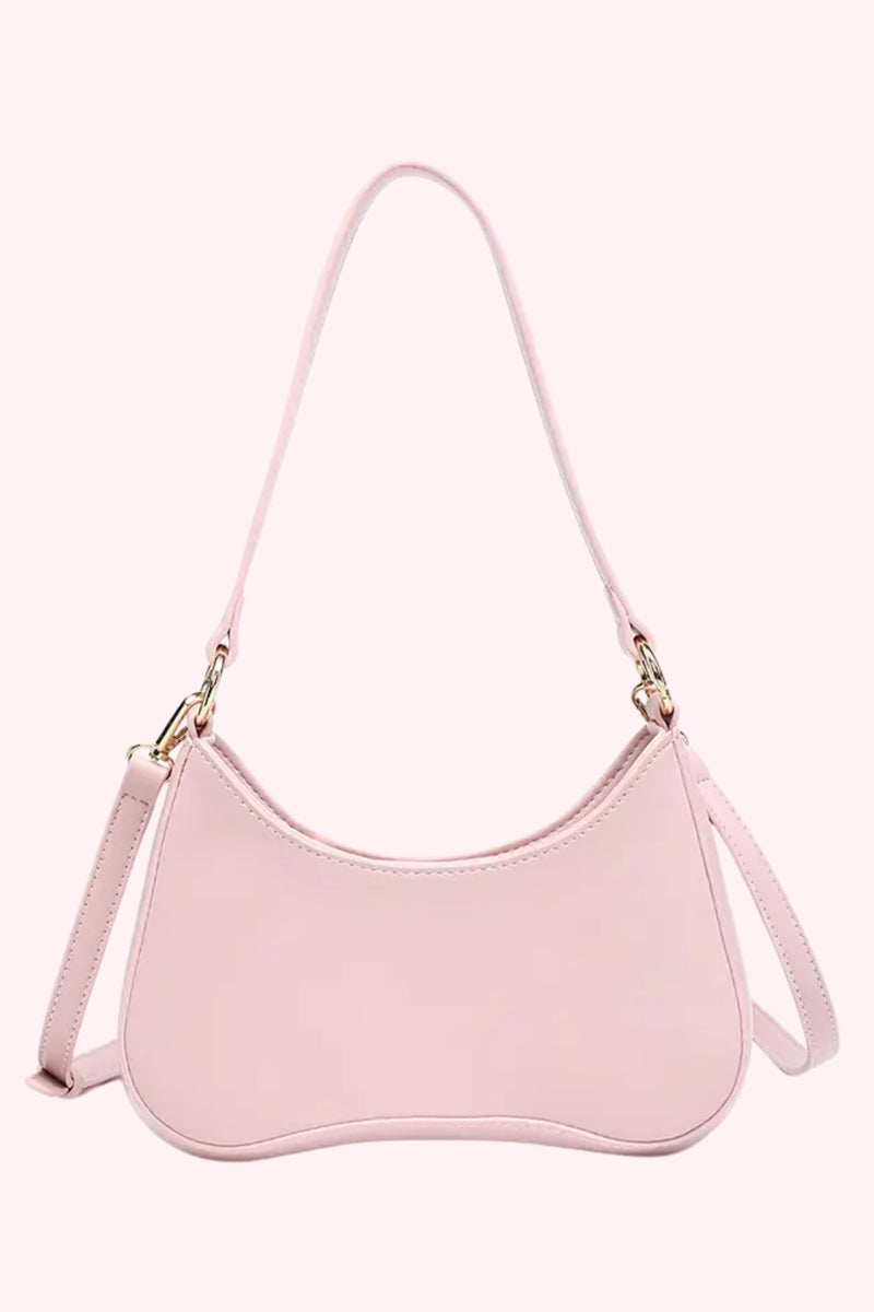 Manila Structured Shoulder Bag w/ Zip Closure – Obsession Boutique